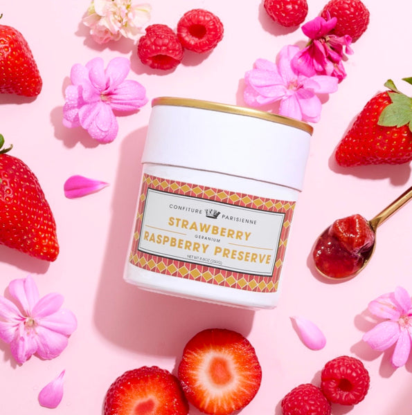 Strawberry Raspberry Geranium Rose Preserves – Mad Rose Specialty Foods